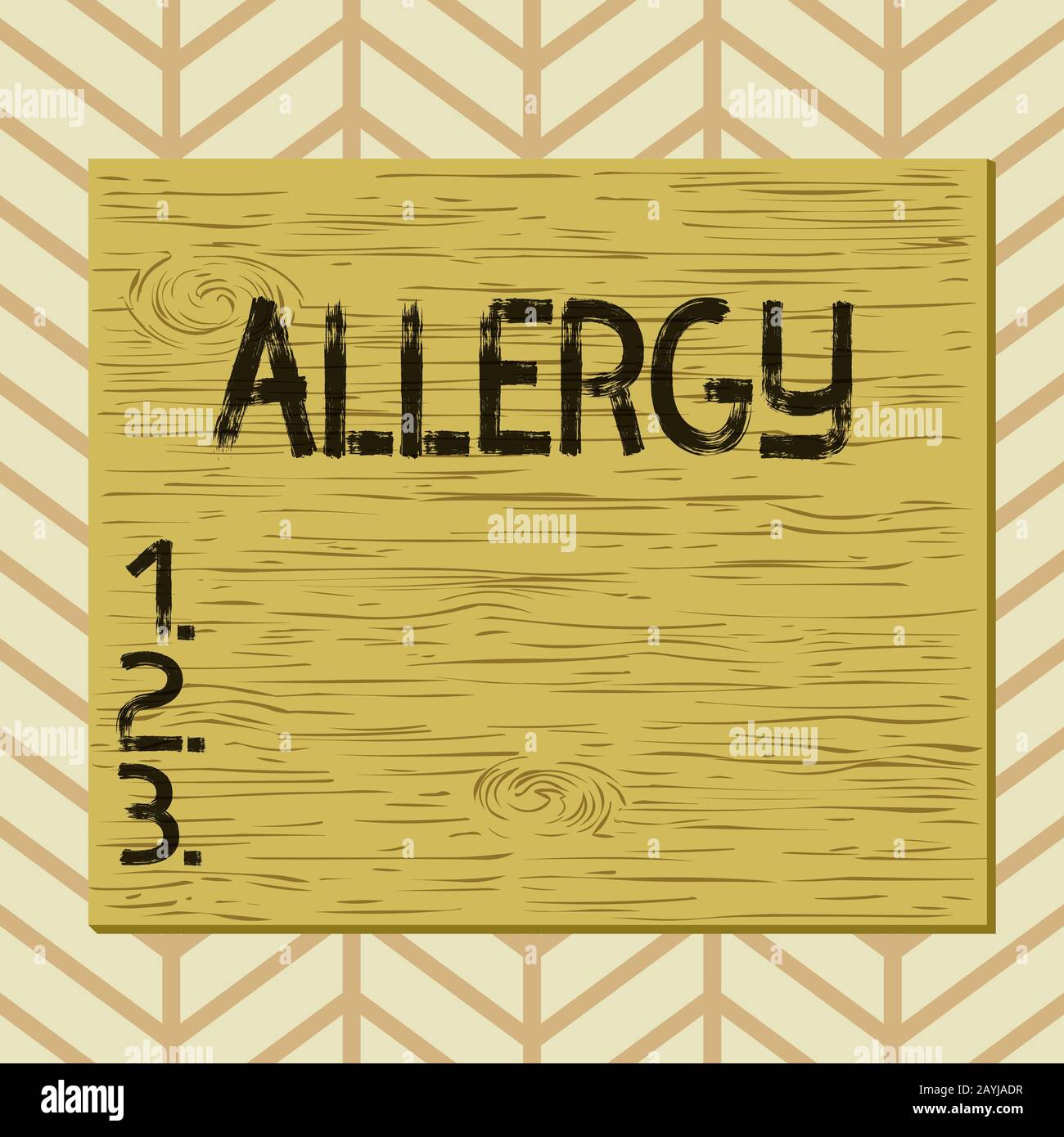 Writing note showing Allergy. Business concept for Hypersensitive of ...