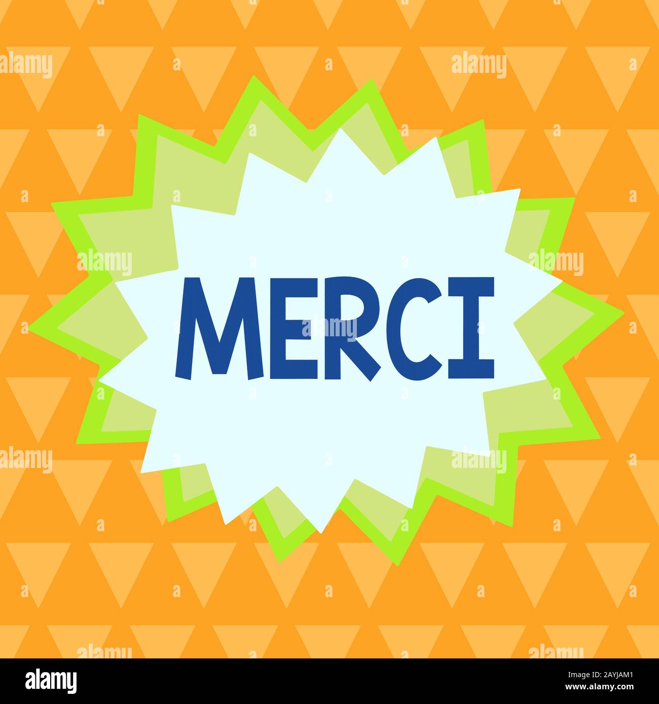 Handwriting text writing Merci. Conceptual photo what is said or ...