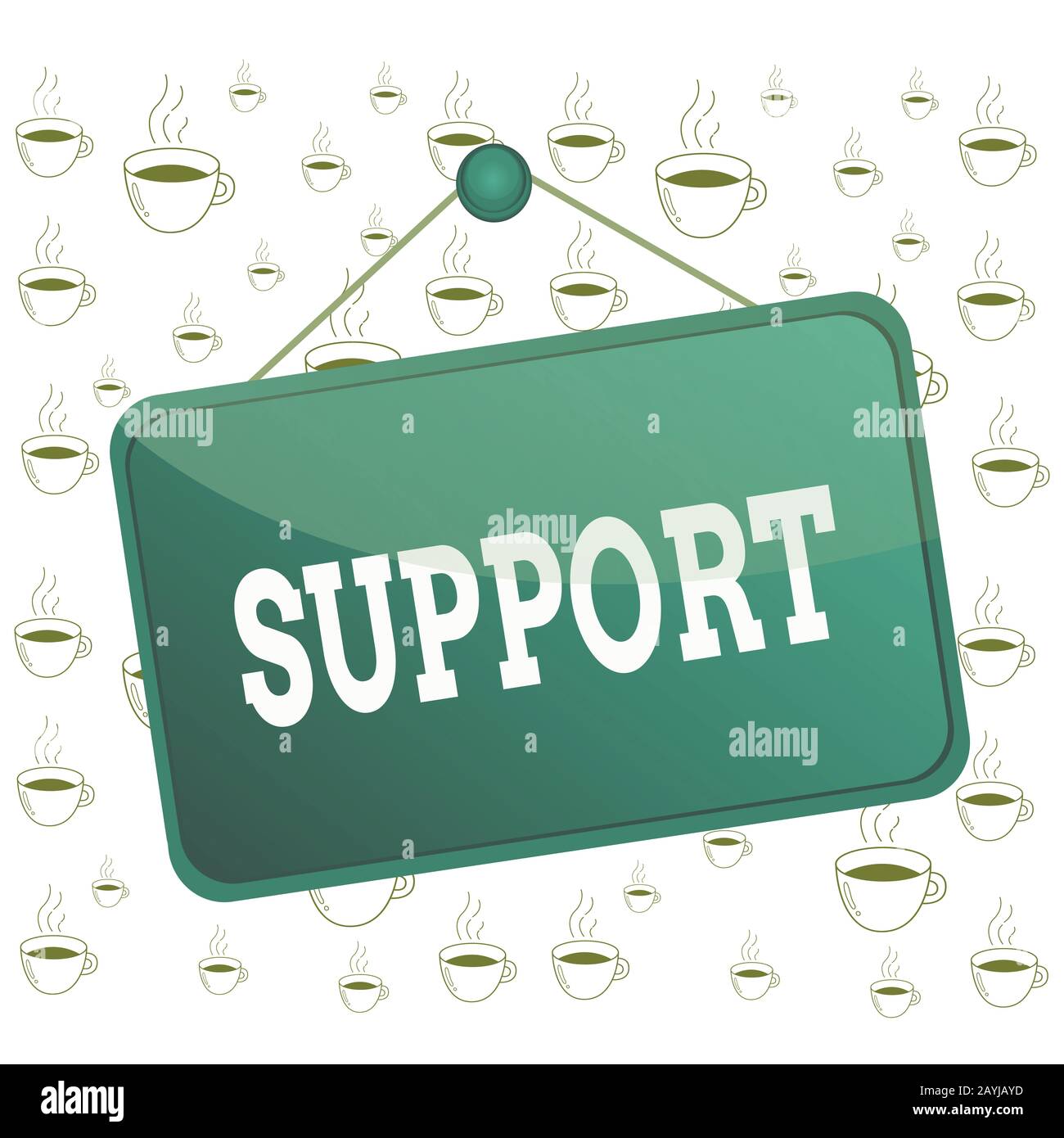 Writing note showing support Cut Out Stock Images & Pictures - Alamy