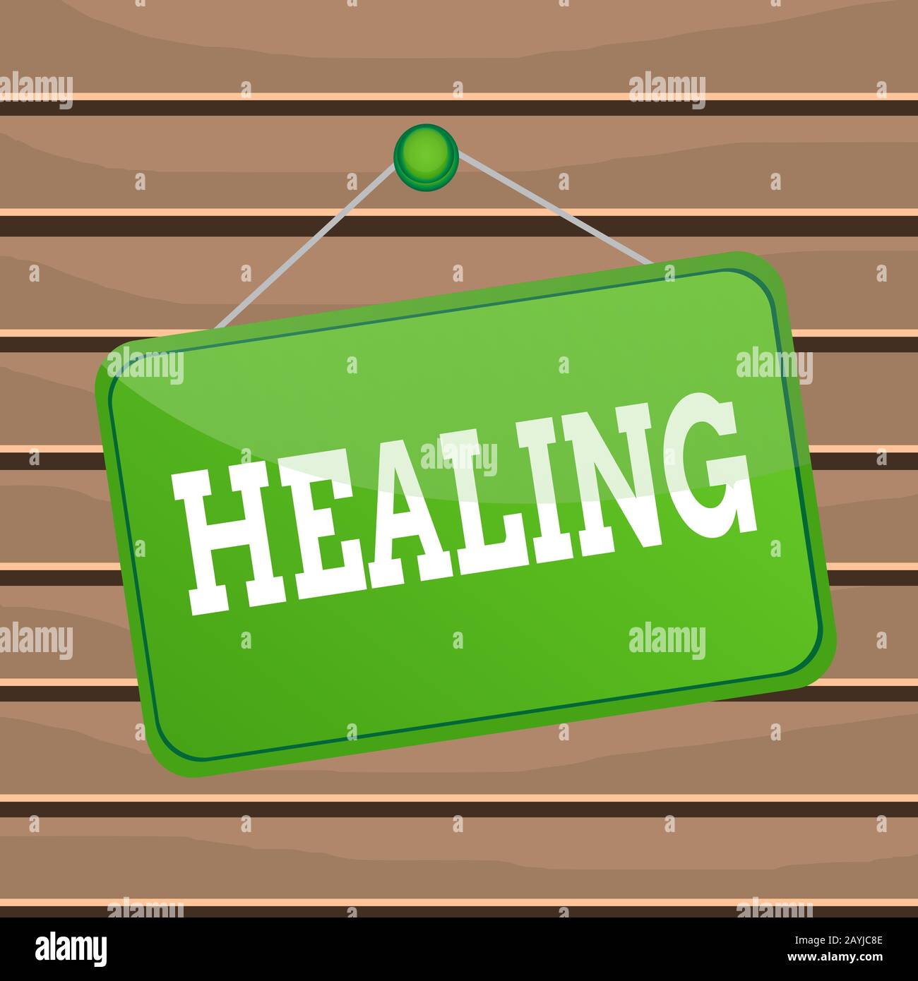 Conceptual hand writing showing Healing. Concept meaning process of ...