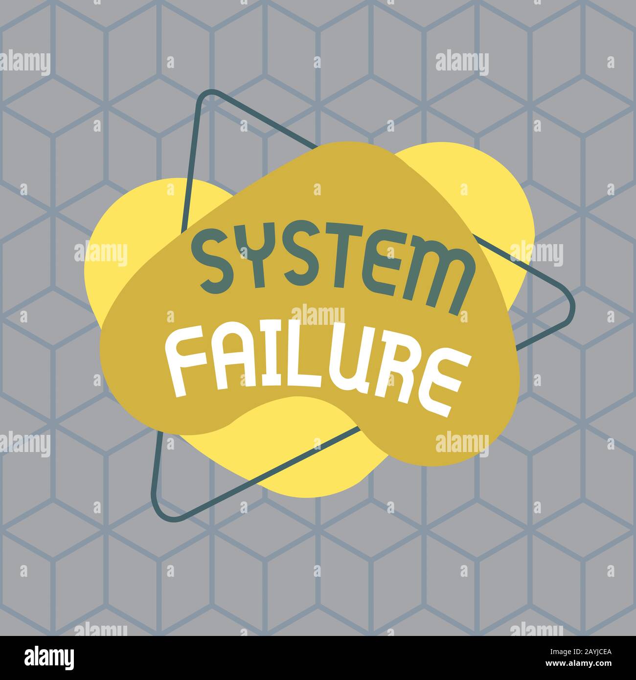 Conceptual hand writing showing System Failure. Concept meaning Occur ...