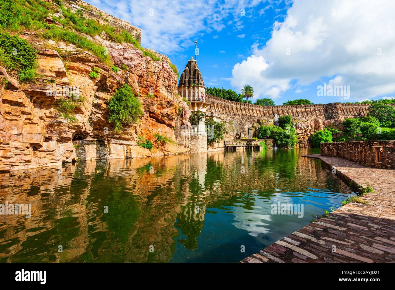 Gaumukh Kund is a pond in Chittor Fort in Chittorgarh city, Rajasthan ...
