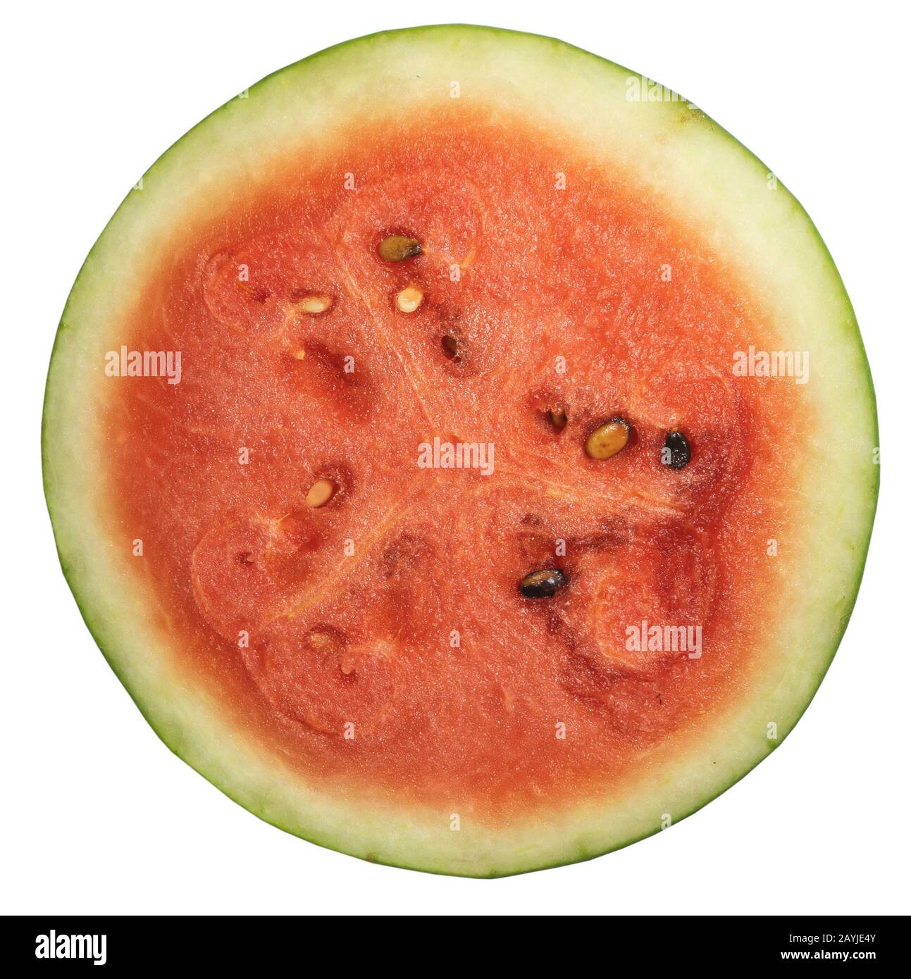 Close up of red watermelon isolated on white background Stock Photo - Alamy