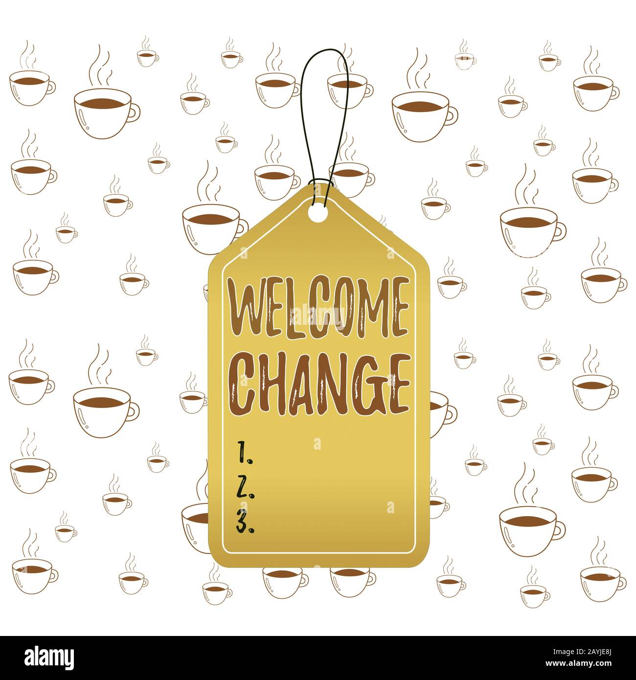 Writing note showing Welcome Change. Business concept for to accept ...