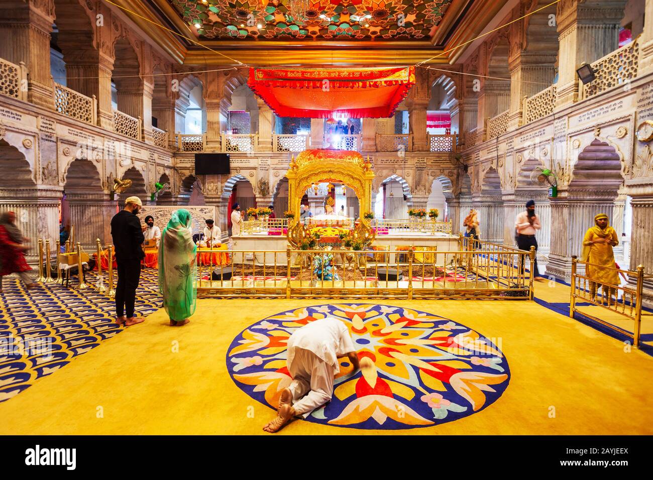Darbar sahib inside the golden temple hi-res stock photography and ...