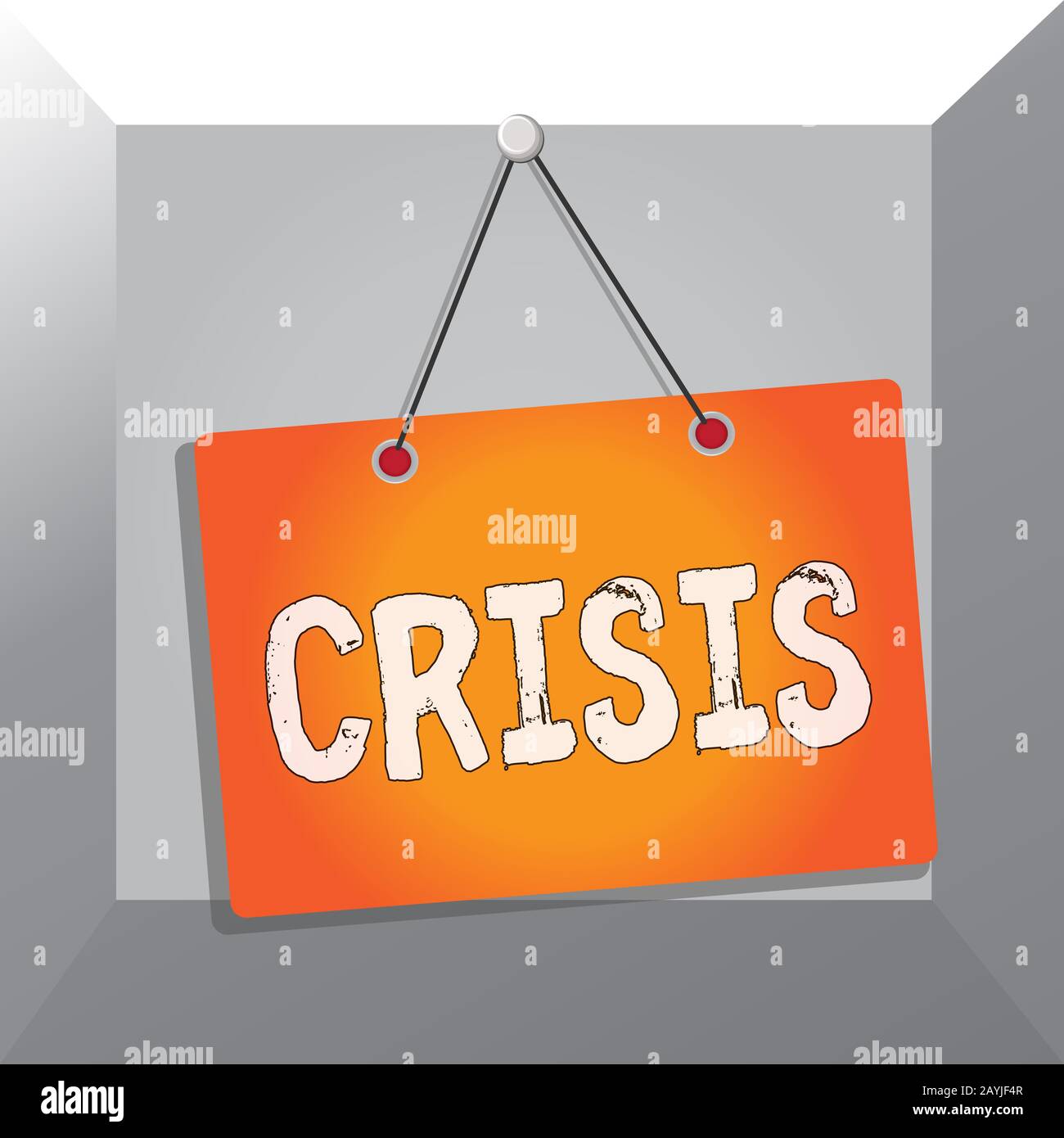 Conceptual hand writing showing Crisis. Concept meaning time when ...