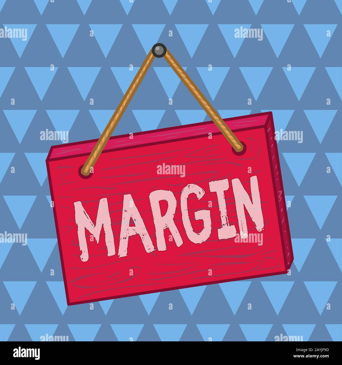 Text sign showing Margin. Business photo showcasing amount by which ...