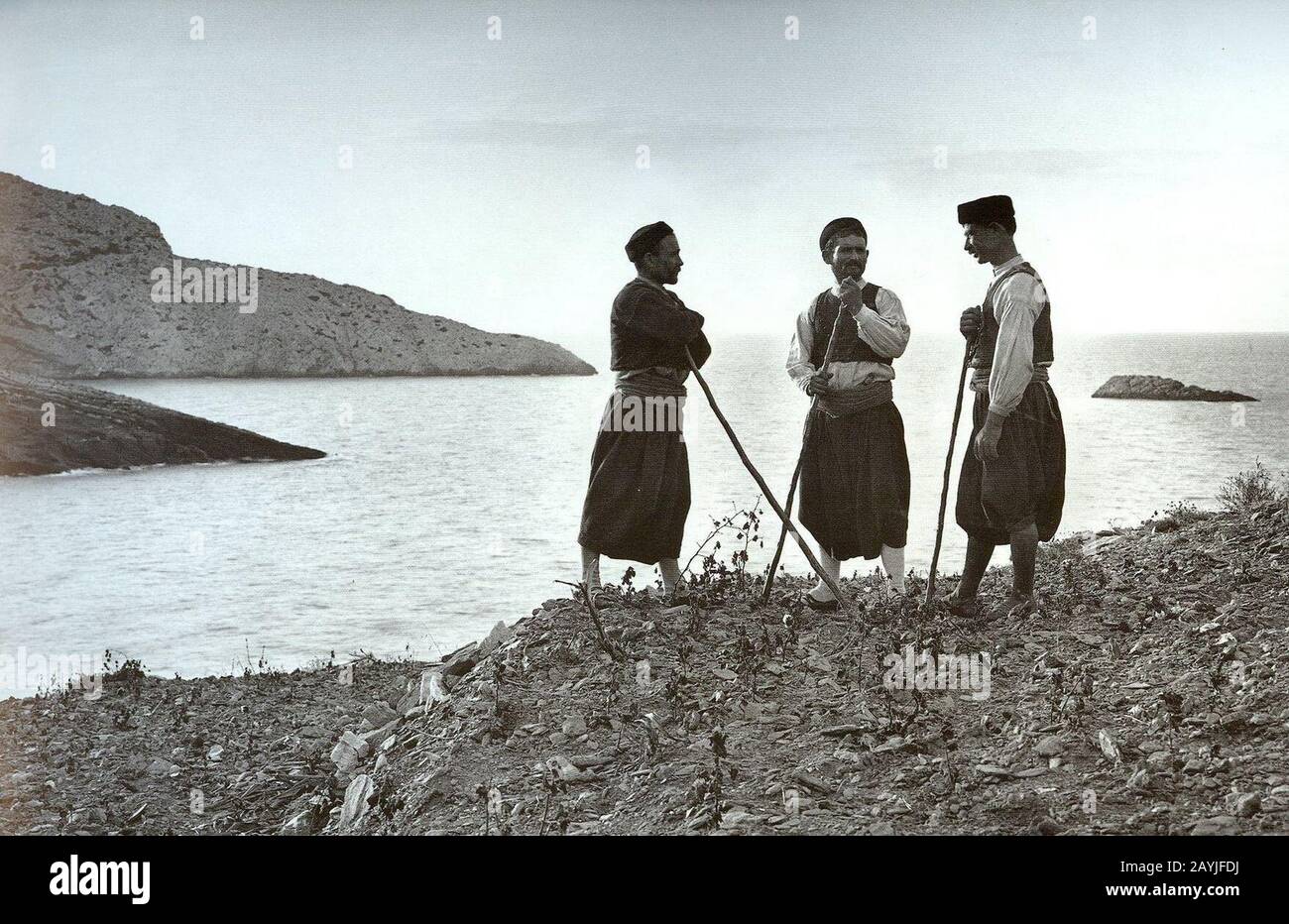 Fred Boissonnas Ios Greece 1918 Stock Photo - Alamy