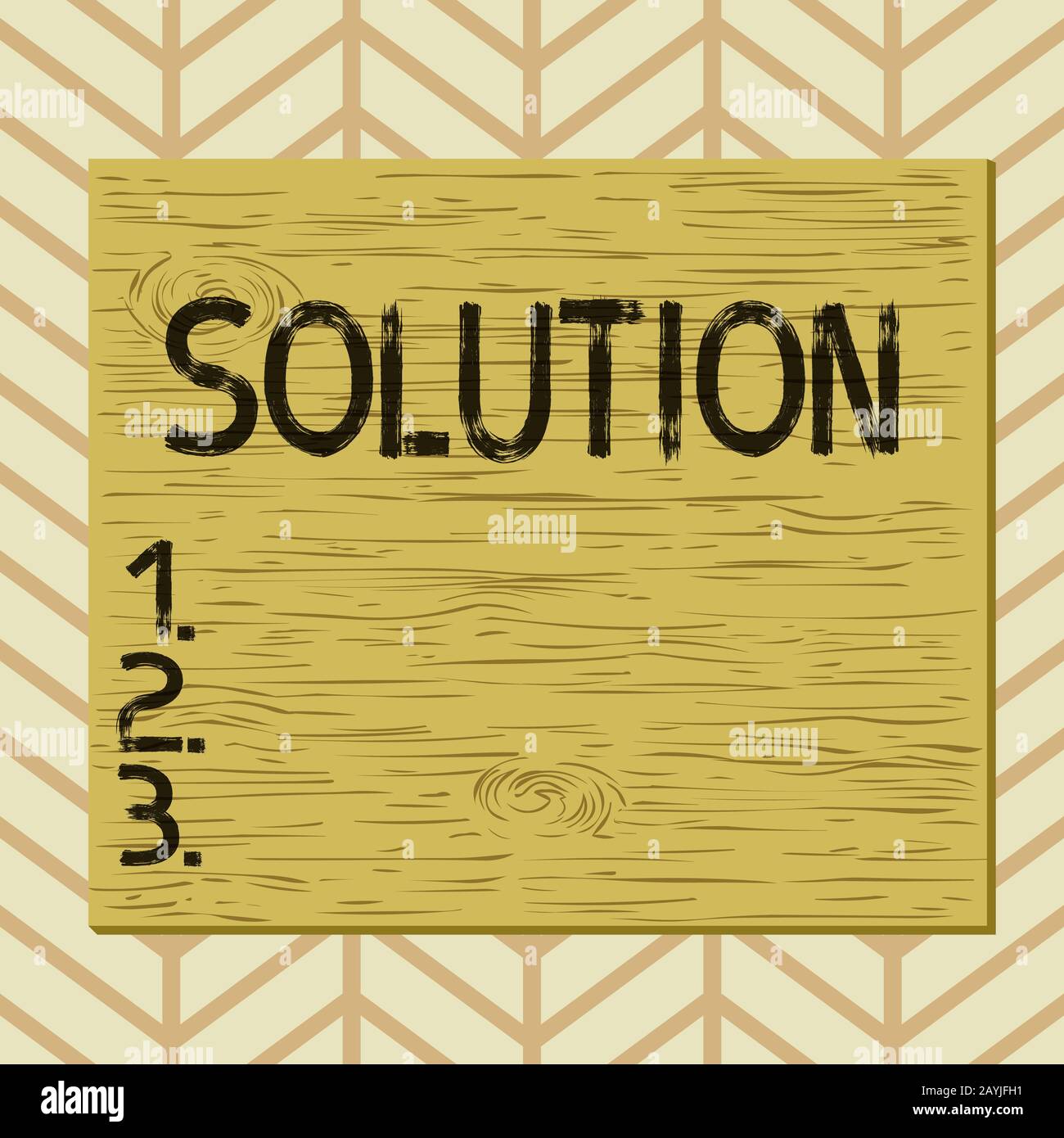 Writing note showing Solution. Business concept for a means of solving ...