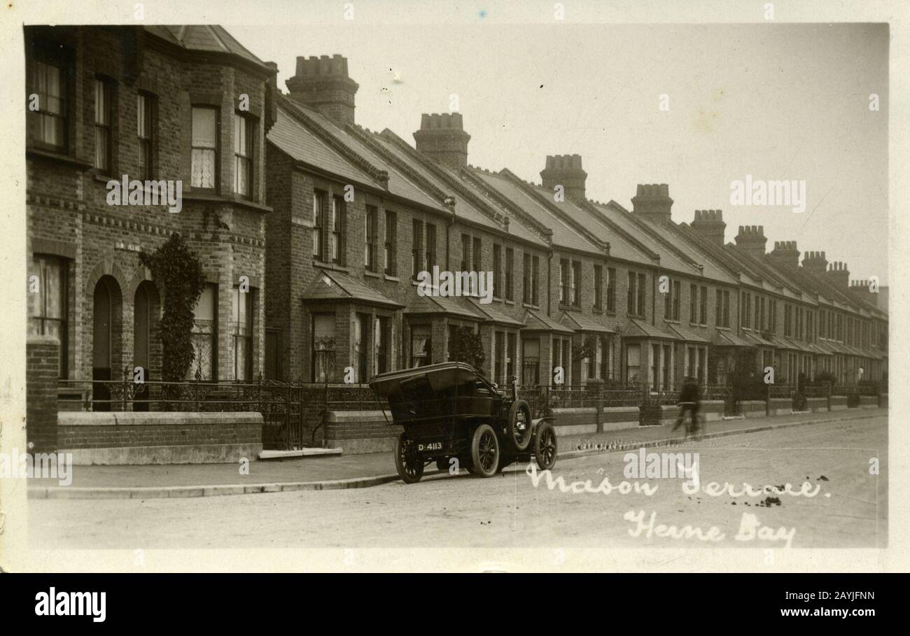 Fred C Palmer Mason Terrace Herne Bay 1914 Stock Photo - Alamy