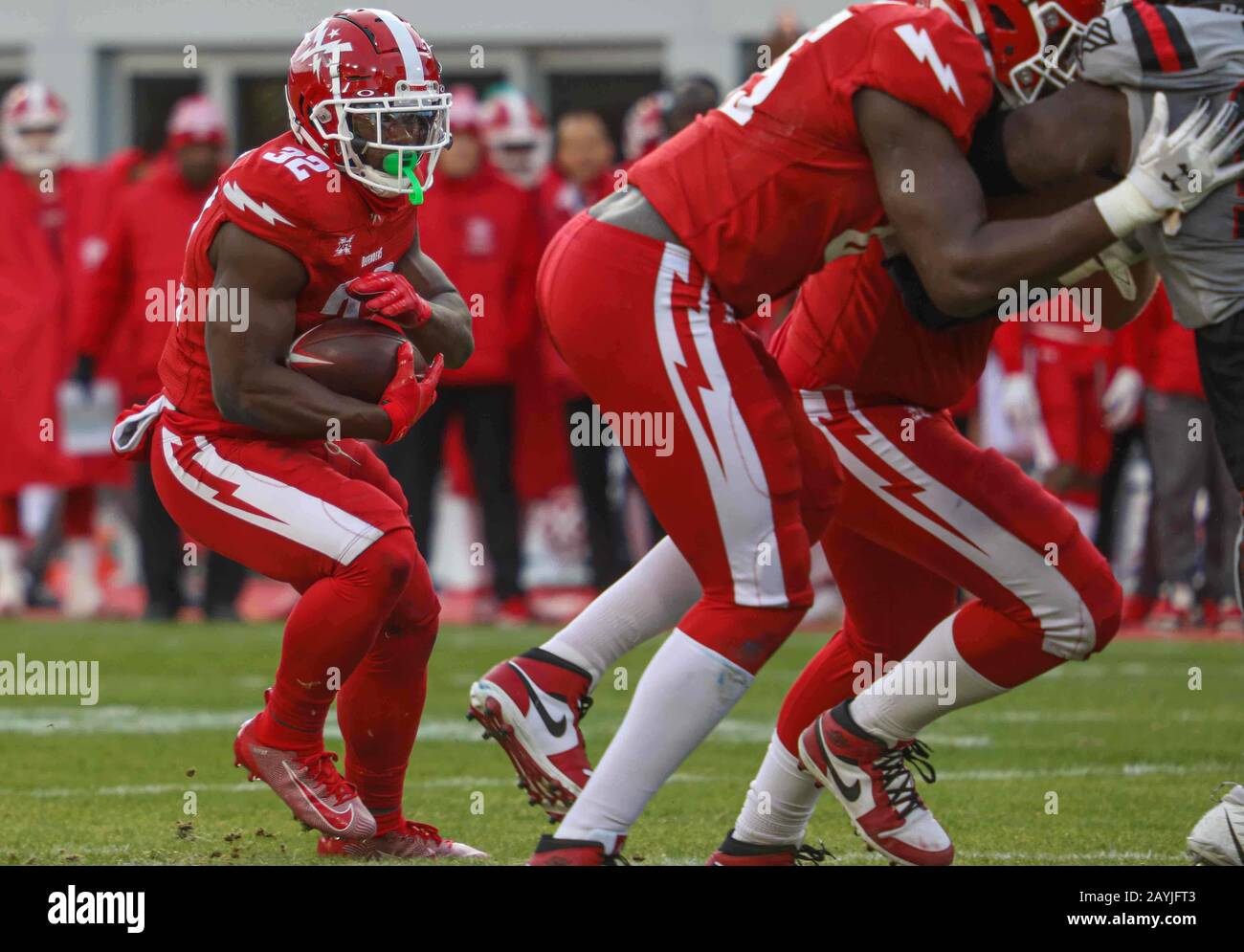 Washington D.C, DC, USA. 15th Feb, 2020. DC Defenders running back ...