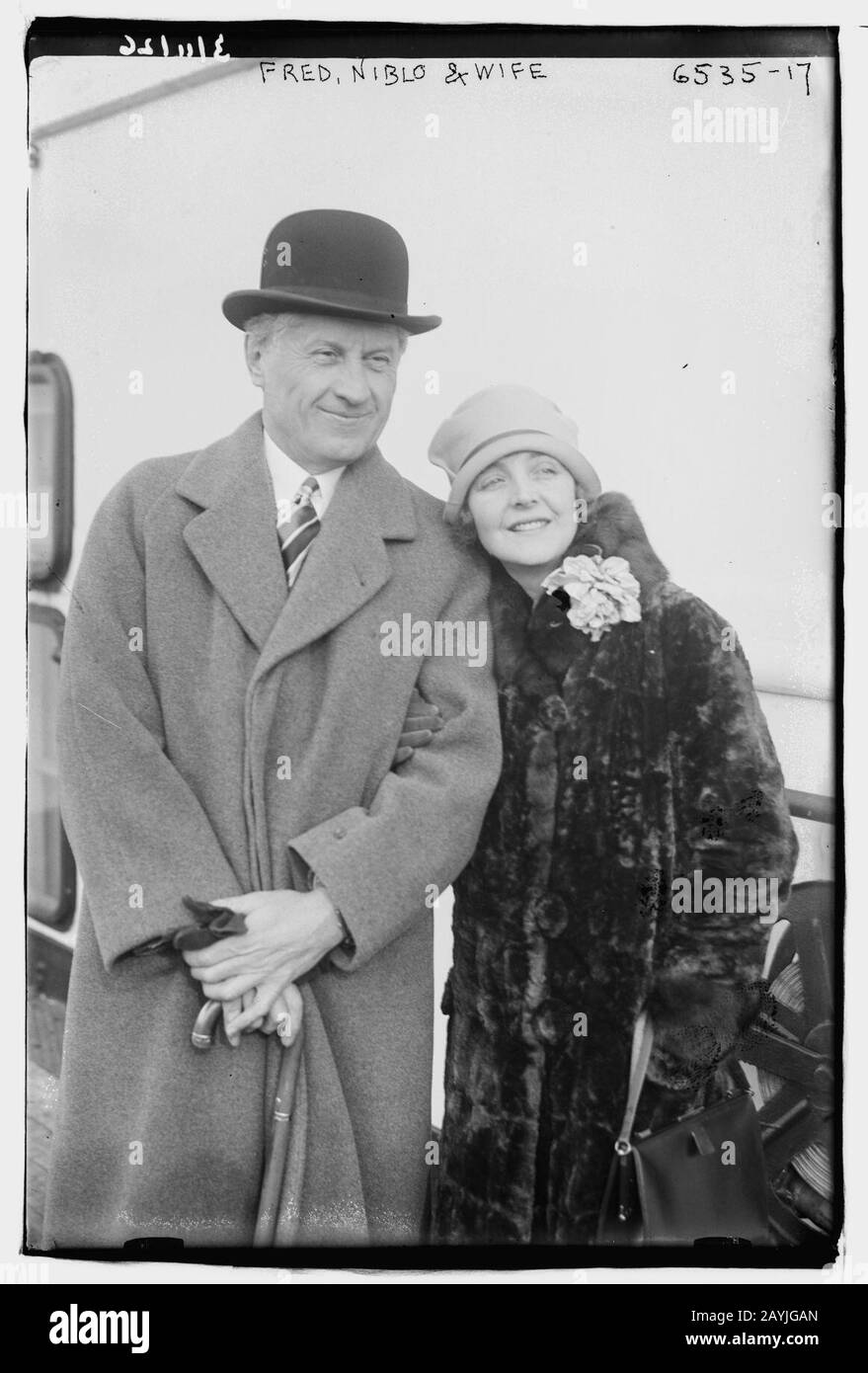 Fred. Niblo & wife Stock Photo - Alamy