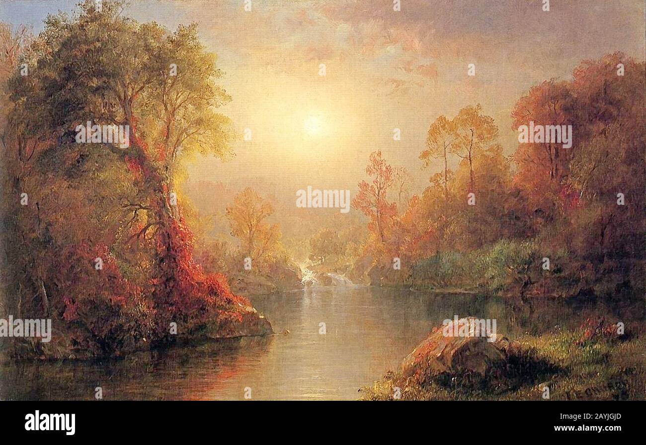 Frederic church hi-res stock photography and images - Alamy