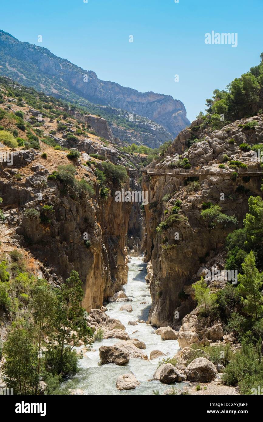 Caminito del rey, Spain Stock Photo - Alamy