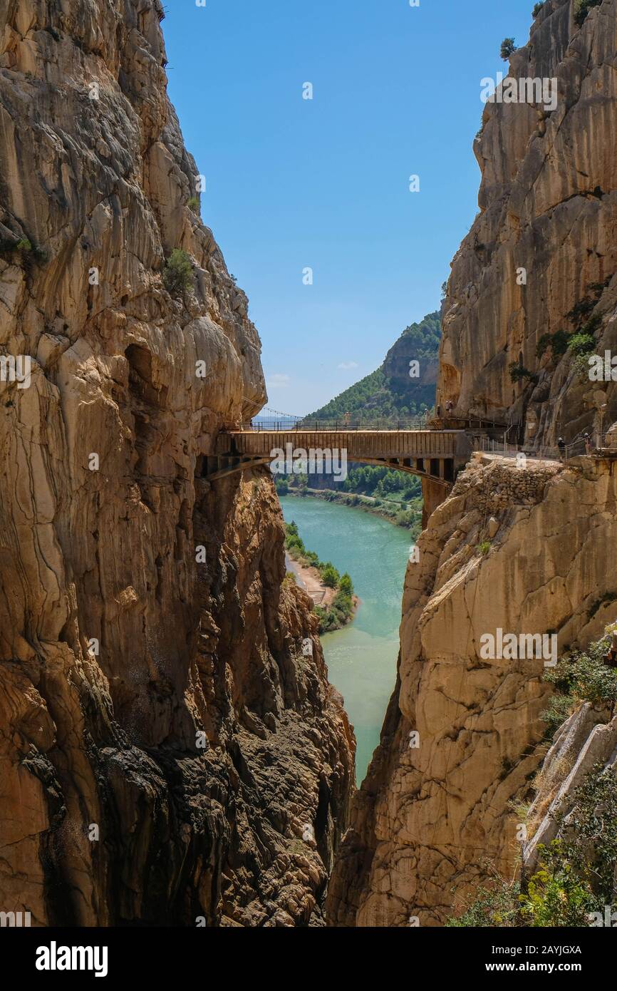 Caminito del rey, Spain Stock Photo - Alamy