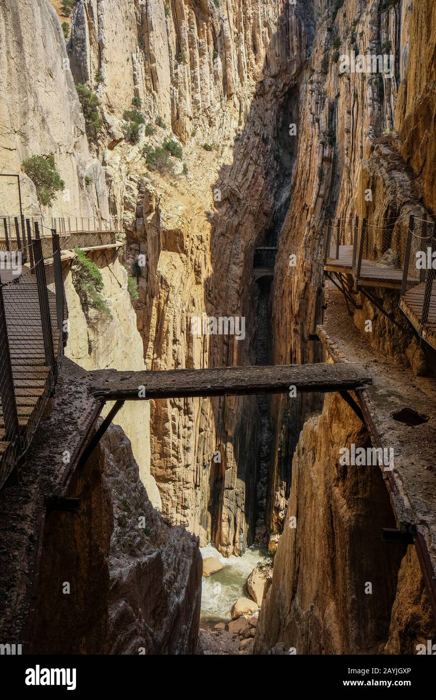 Caminito del rey, Spain Stock Photo - Alamy