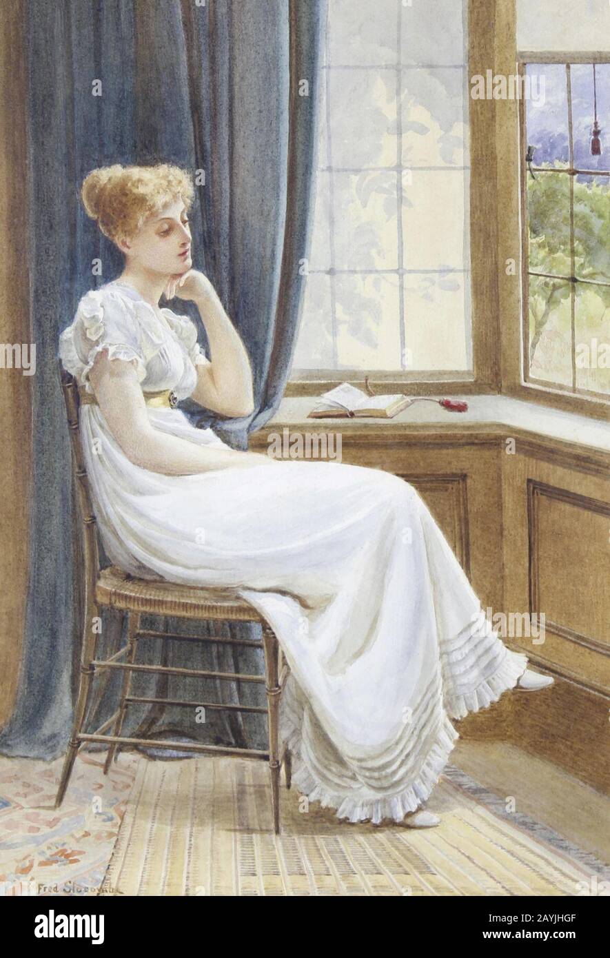 Frederick Alfred Slocombe Wandering thoughts Stock Photo - Alamy