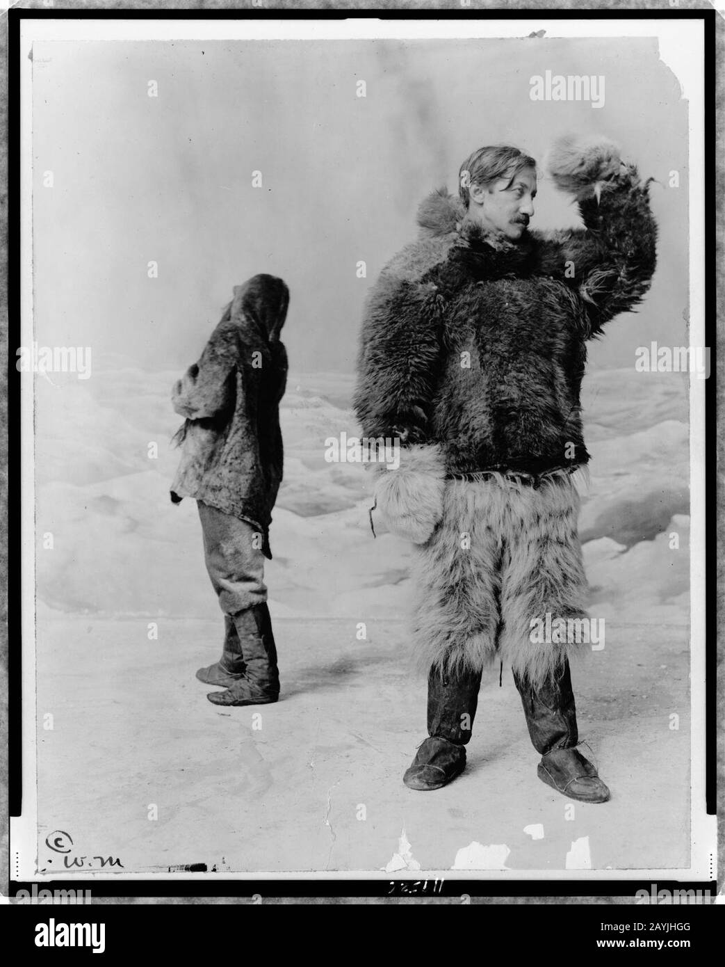Frederick Albert Cook, full-length portrait, standing, facing right ...