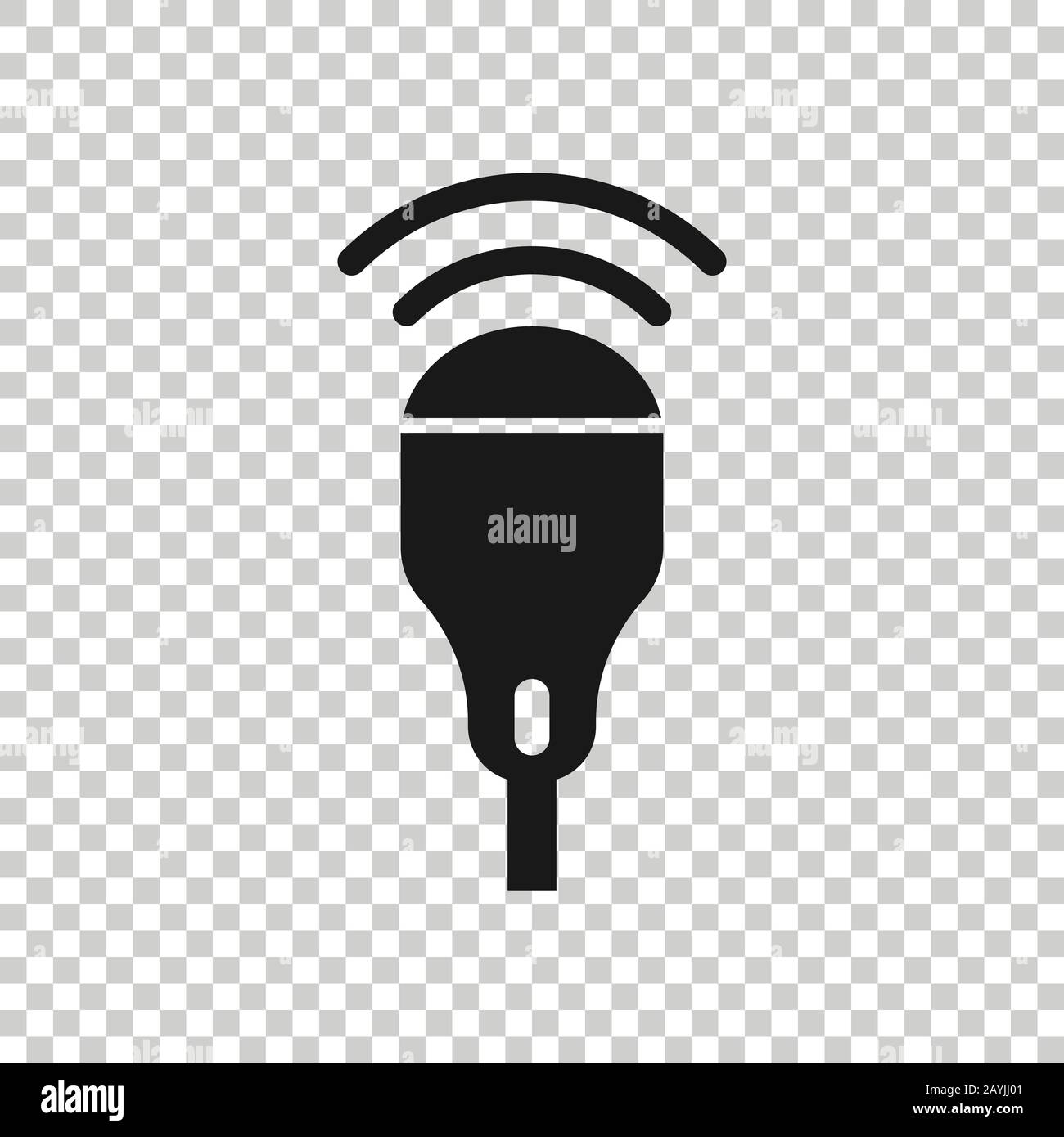 Ultrasound icon in flat style. Scanner equipment vector illustration on ...