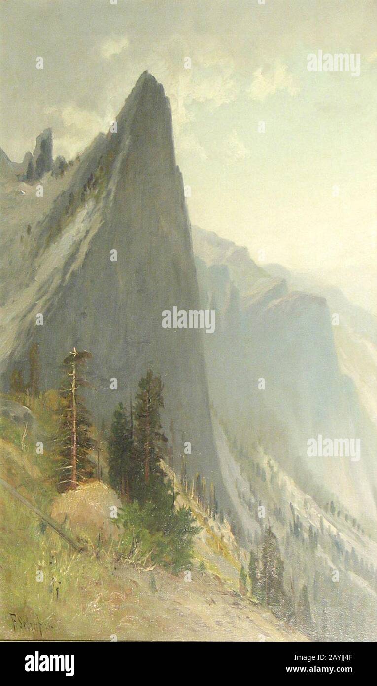 Frederick Ferdinand Schafer - Yosemite Valley from Union Point Looking ...