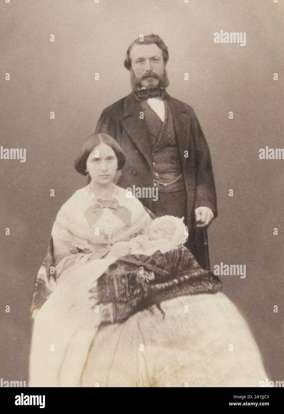 Frederick I, Grand Duke of Baden and his family Stock Photo - Alamy