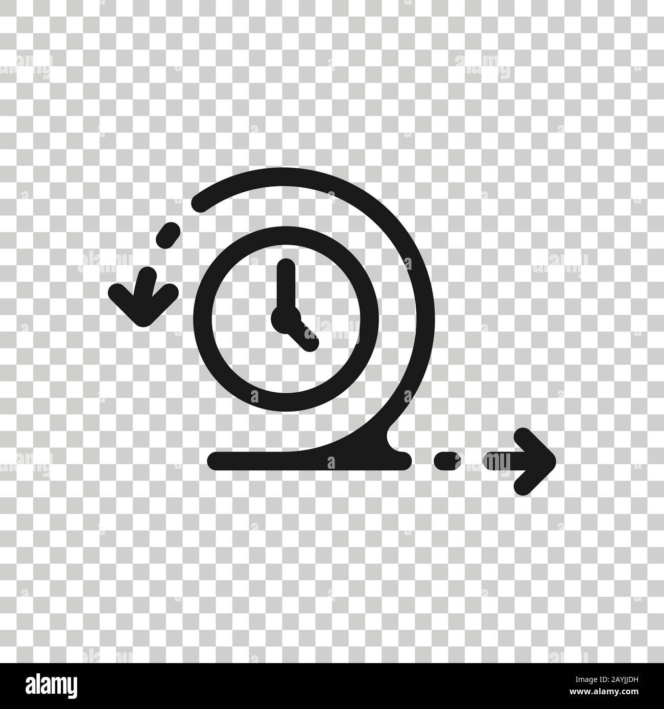 Agile icon in flat style. Flexible vector illustration on white ...