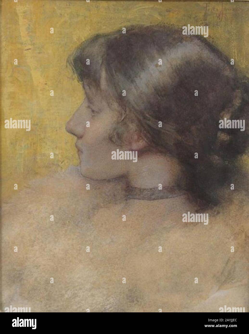 Frederick Johannes Frits Jansen,(Dutch, 1856-1928) Portrait of a Lady ...