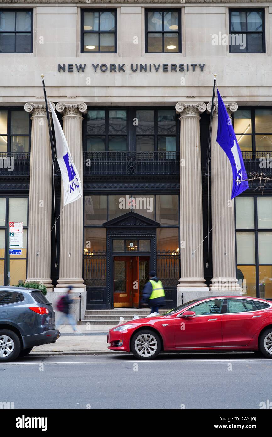 Nyu flag hi-res stock photography and images - Alamy