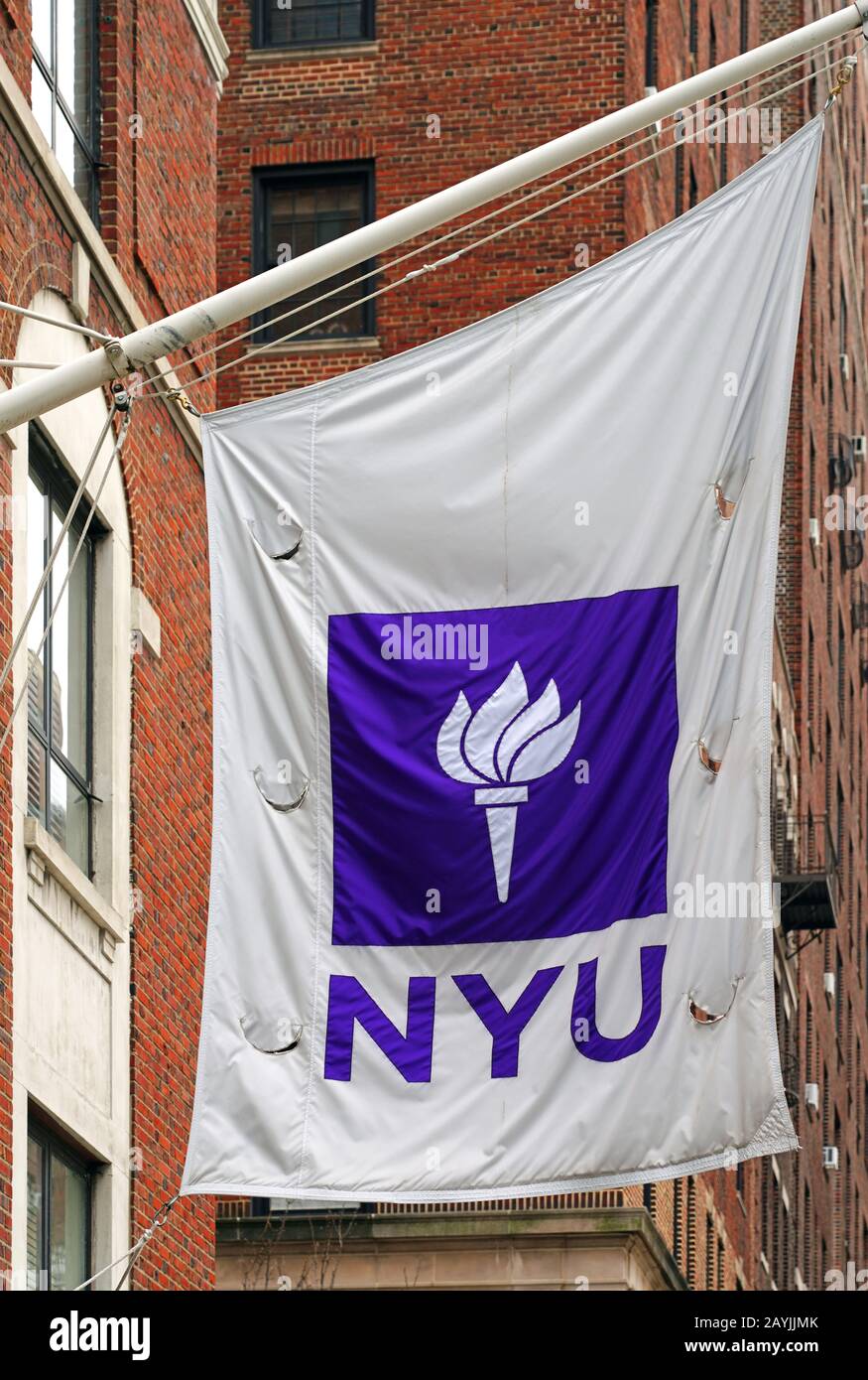 Nyu flag hi-res stock photography and images - Alamy