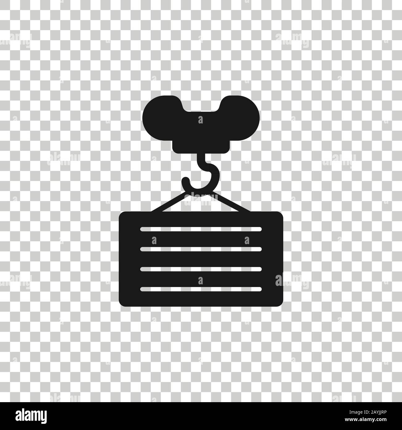 Distribution cargo crane icon hi-res stock photography and images - Alamy