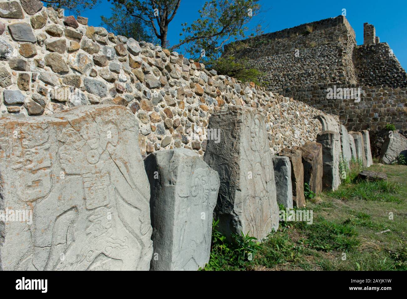 Stones of the Dancers, in the Plaza of the Dancers, next to Building L ...