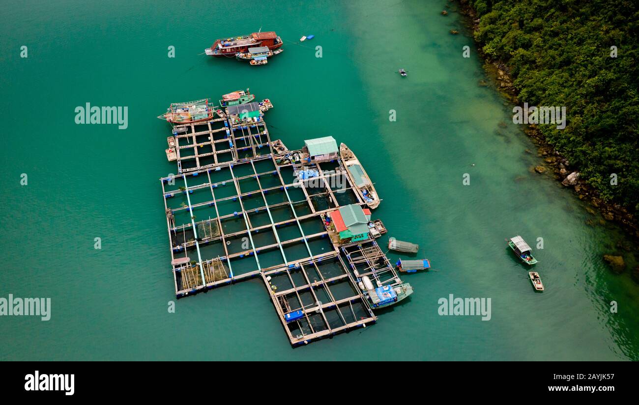 Cua van floating village hi-res stock photography and images - Alamy