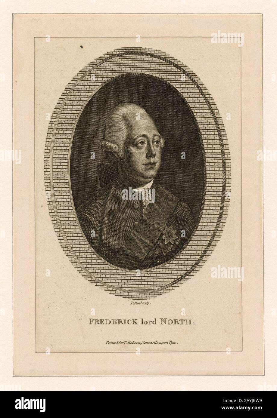 Frederick, Lord North Stock Photo - Alamy