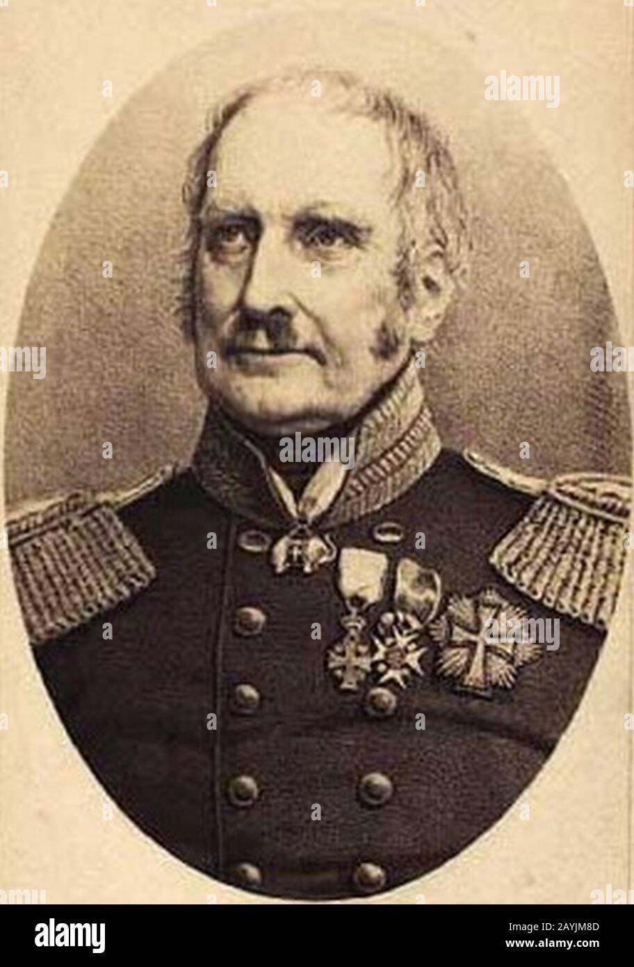 Frederik Bardenfleth 1781-1852 02 Stock Photo - Alamy