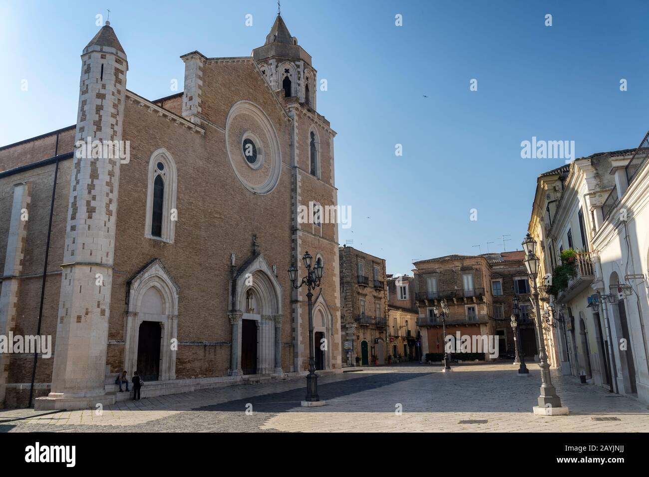 Lucera, Foggia, Apulia, Italy: exterior of the cathedral Stock Photo ...
