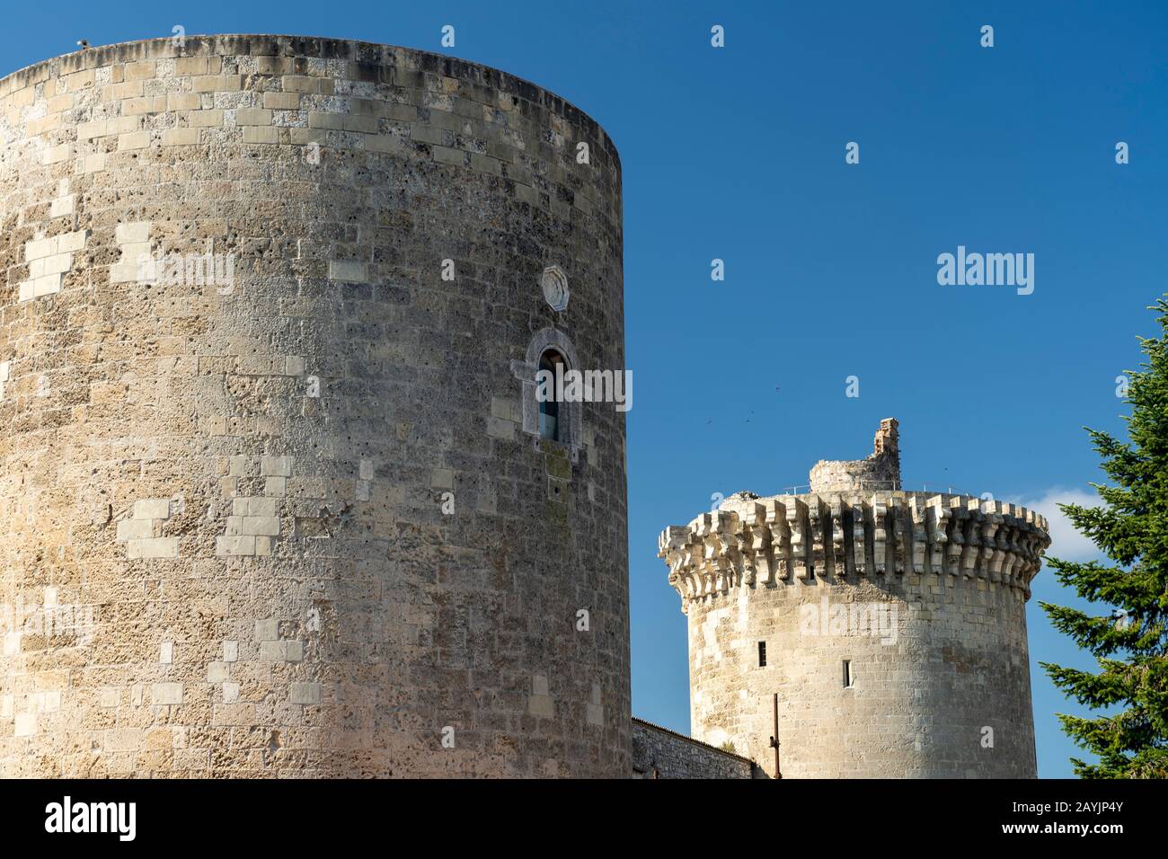 Venosa, Potenza, Basilicata, Italy: the historic castle, exterior Stock ...