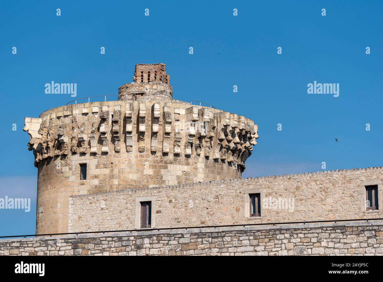 Venosa, Potenza, Basilicata, Italy: the historic castle, exterior Stock ...