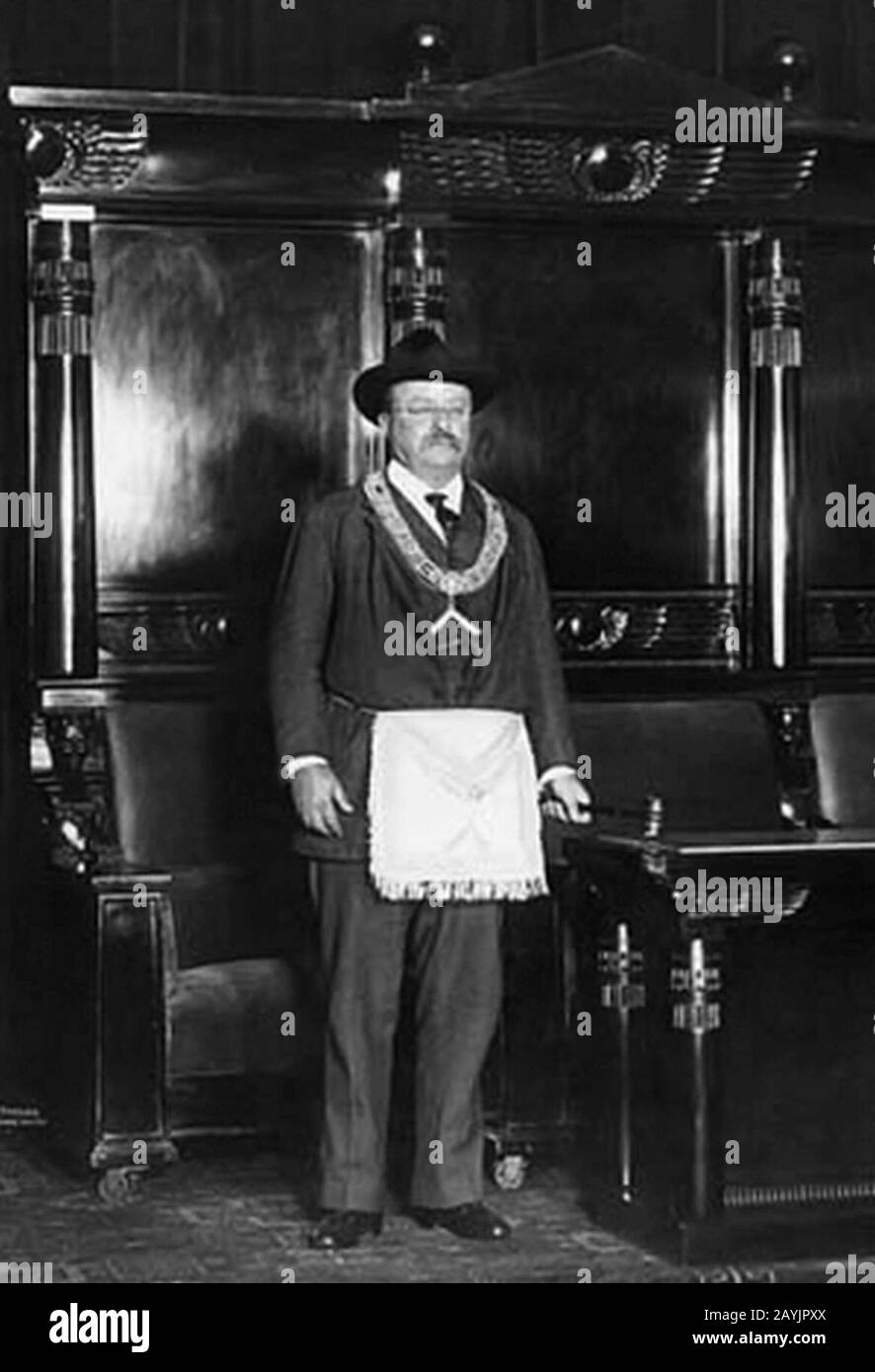 Freemason Theodore Roosevelt Stock Photo - Alamy