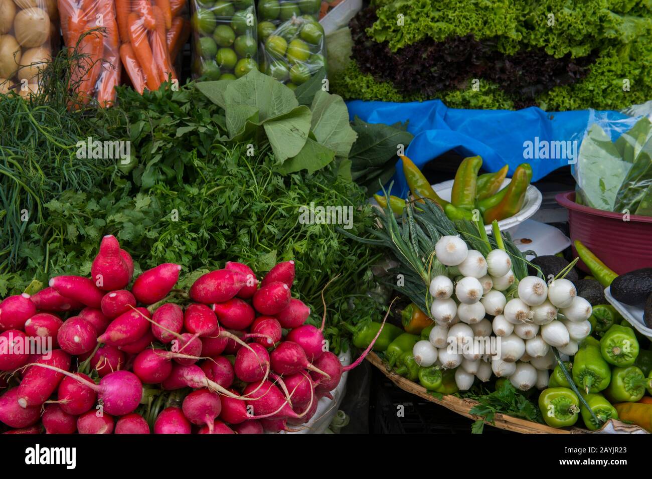 Mexican pepper vendor hi-res stock photography and images - Alamy