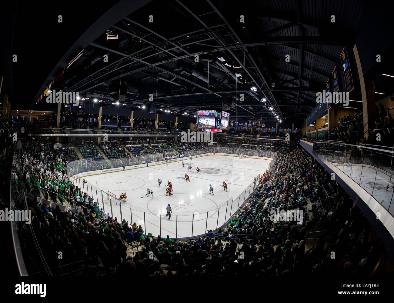 South Bend, Indiana, USA. 15th Feb, 2020. A general view during NCAA ...