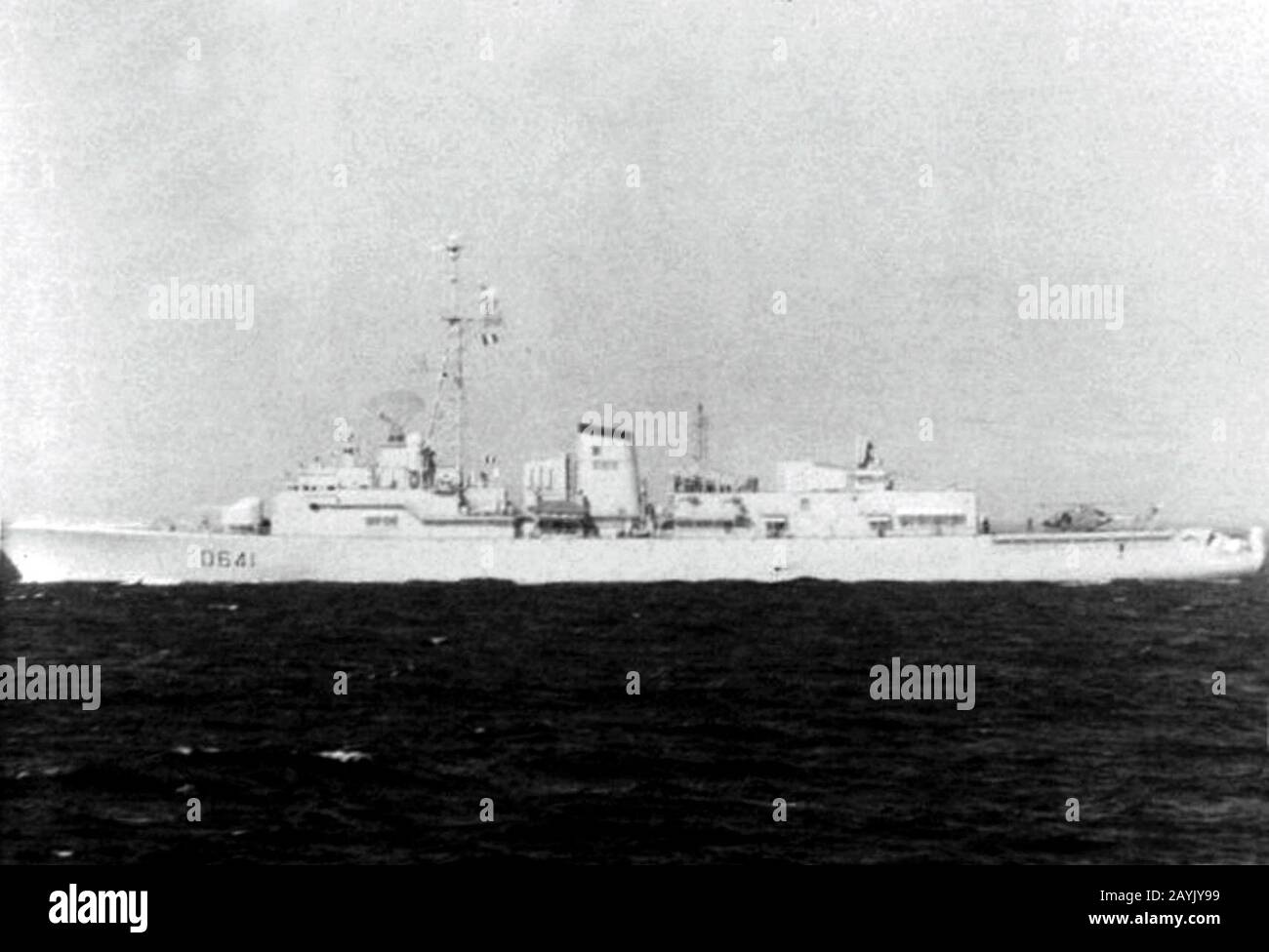 French destroyer Dupleix (D641) underway, circa in 1985 Stock Photo - Alamy