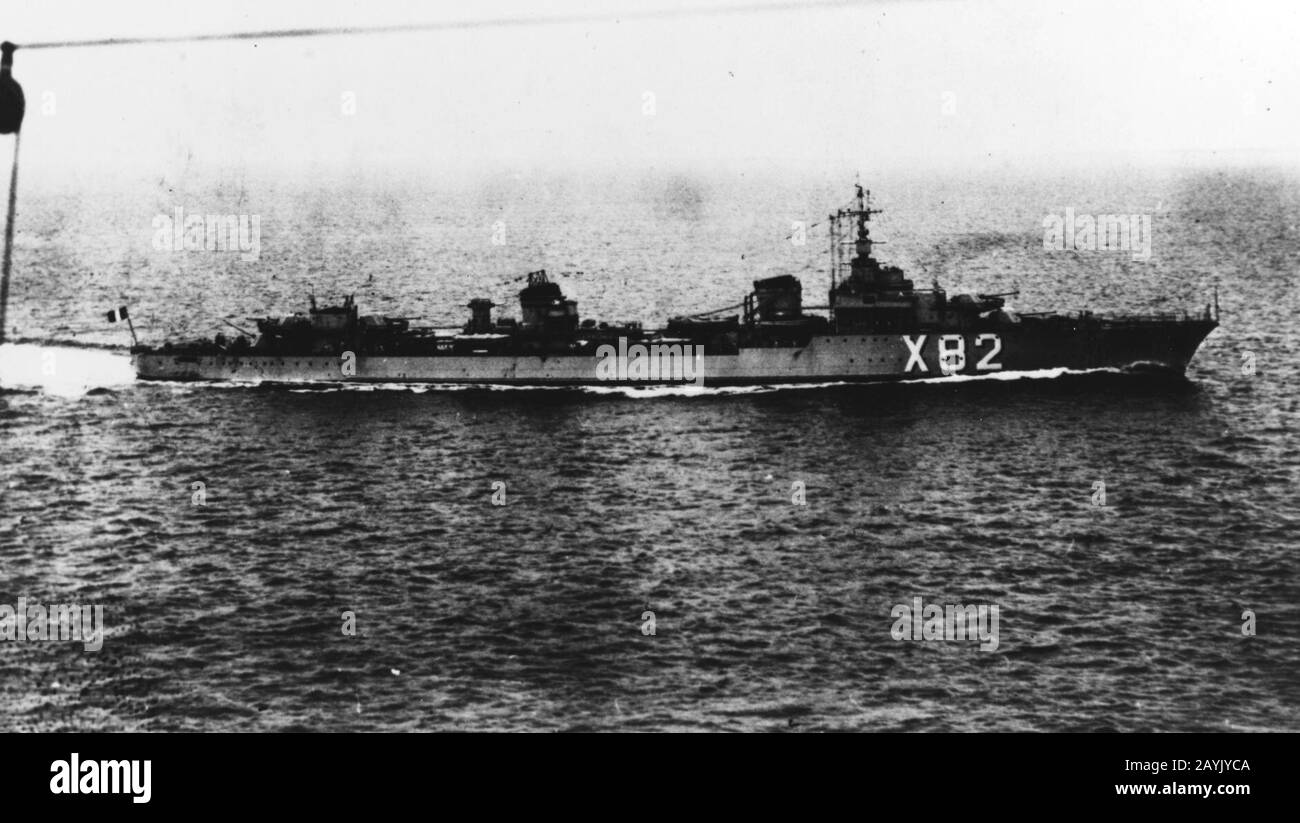 French destroyer le malin hi-res stock photography and images - Alamy