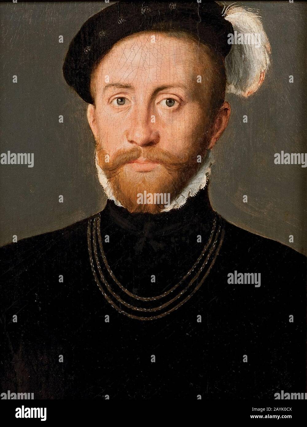 French School c. 1550 Portrait of a Man Stock Photo - Alamy