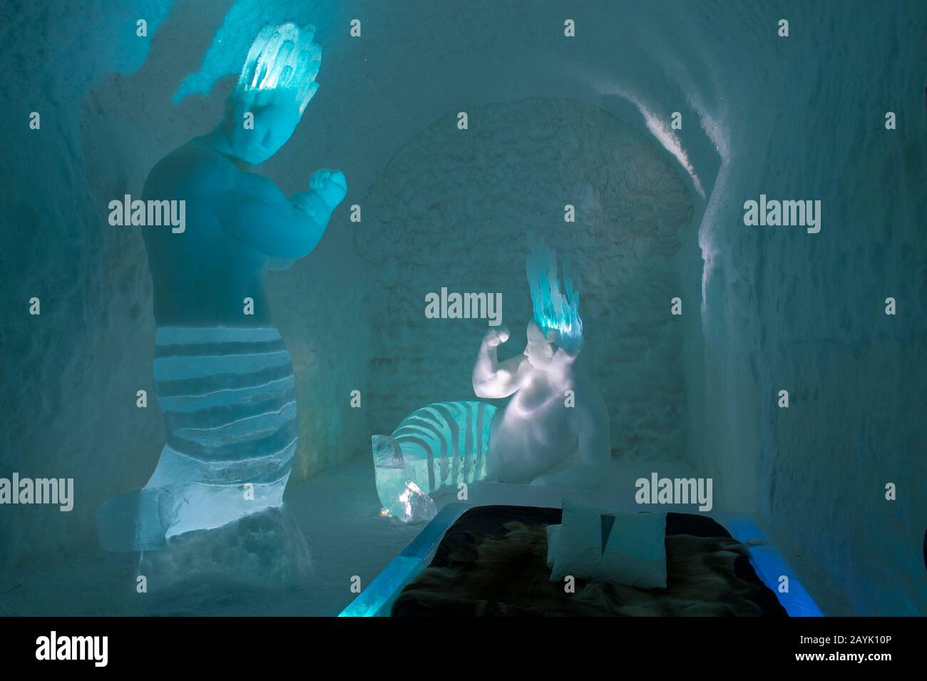 Cold Rooms in the ICEHOTEL 365 which was launched in 2016 and is a ...