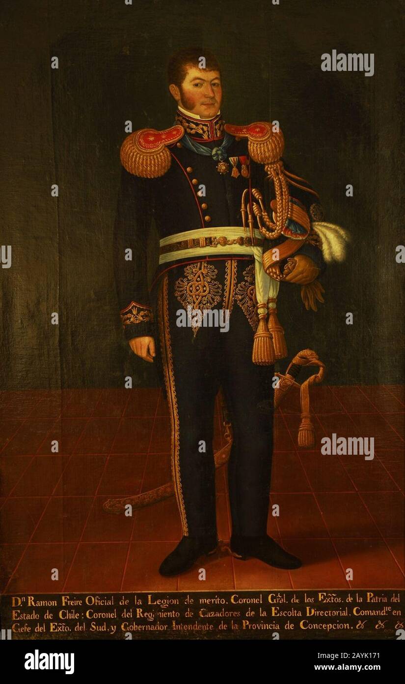 Ramón Freire por Gil de Castro Stock Photo - Alamy