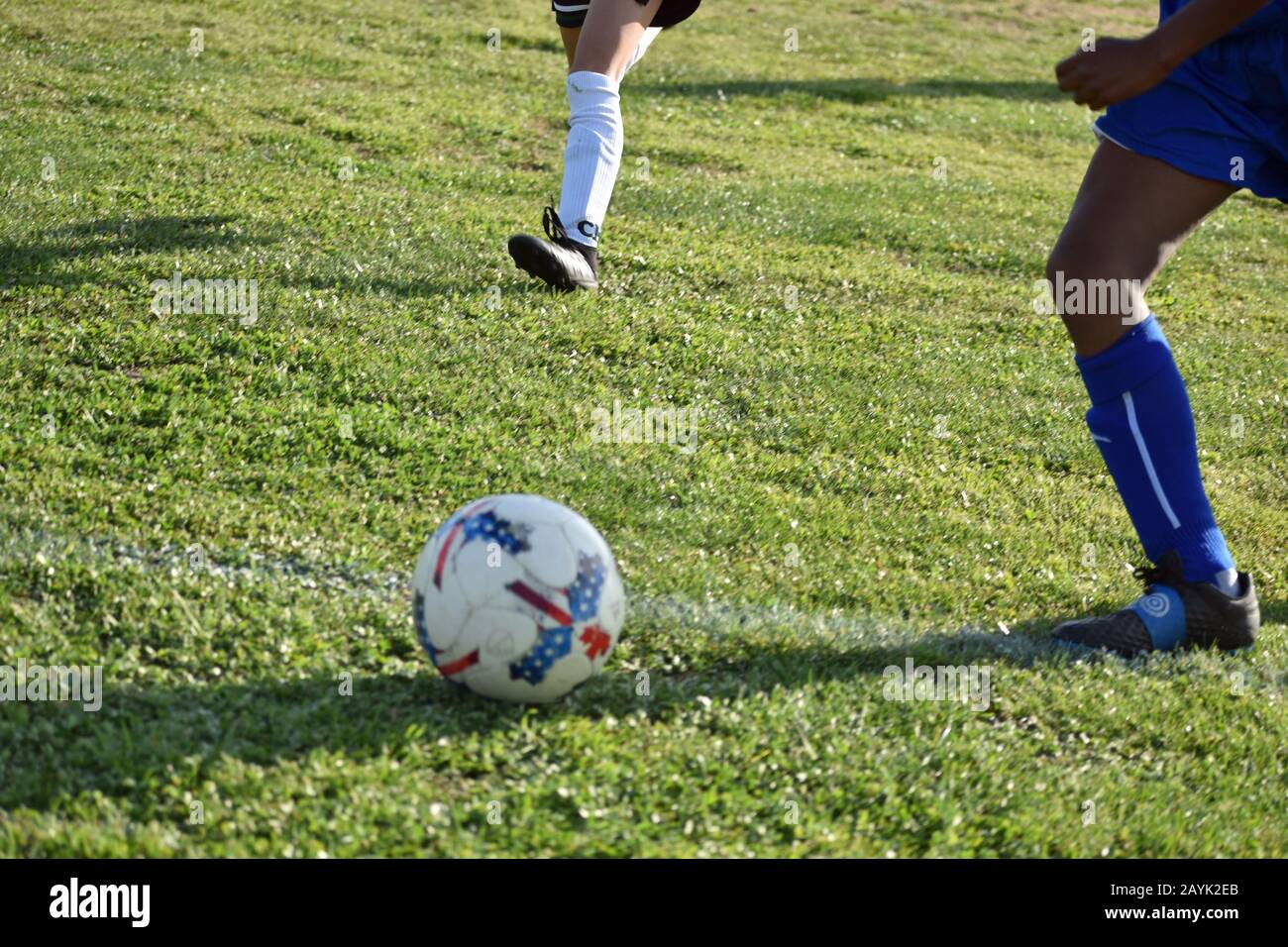 Footwork in Soccer Stock Photo - Alamy