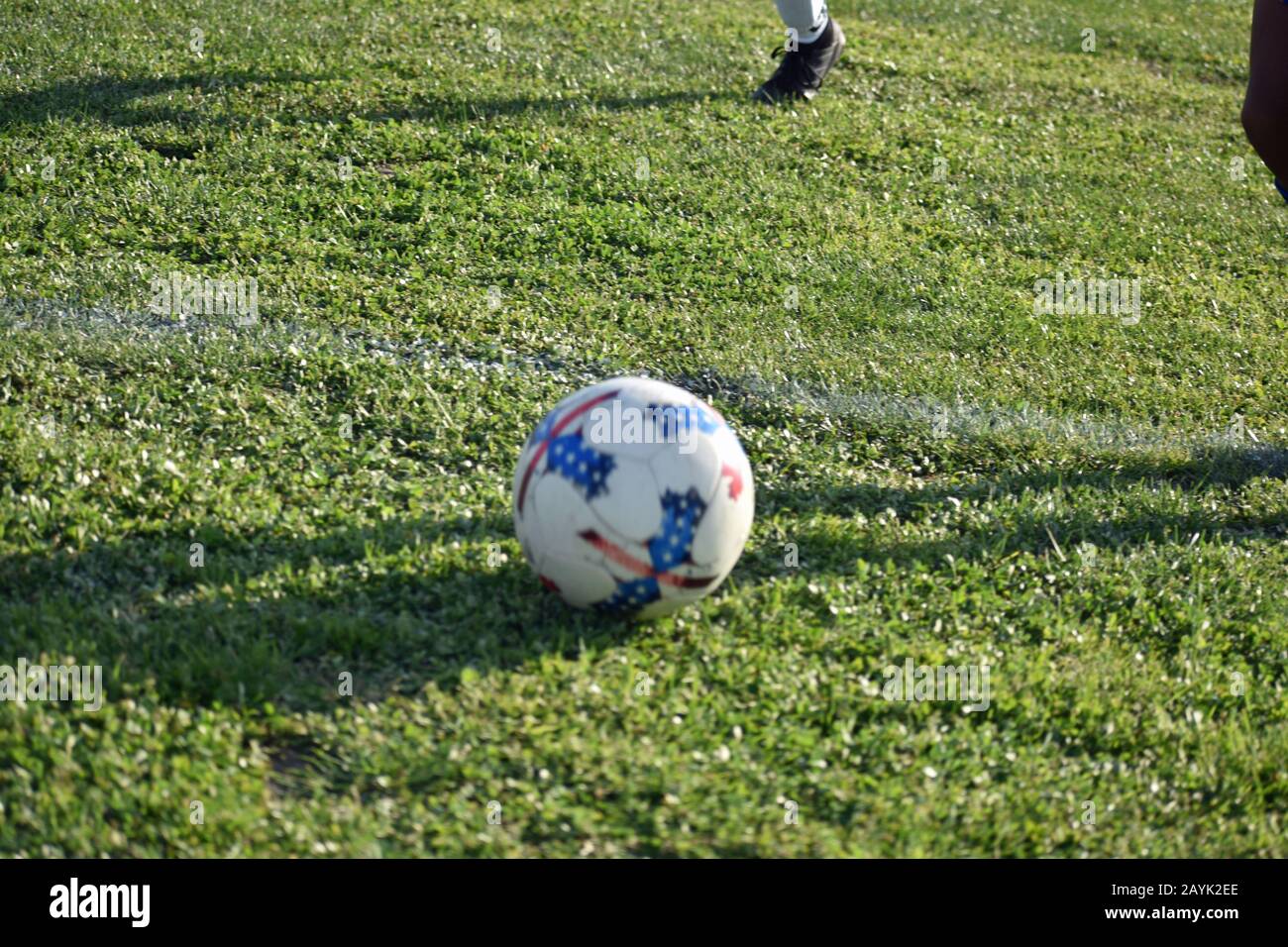 Footwork in Soccer Stock Photo - Alamy