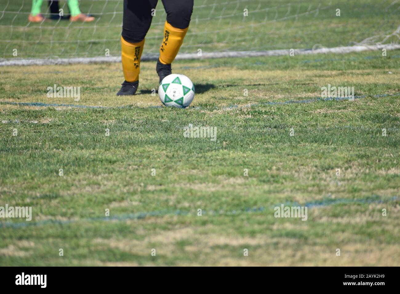 Footwork in Soccer Stock Photo - Alamy