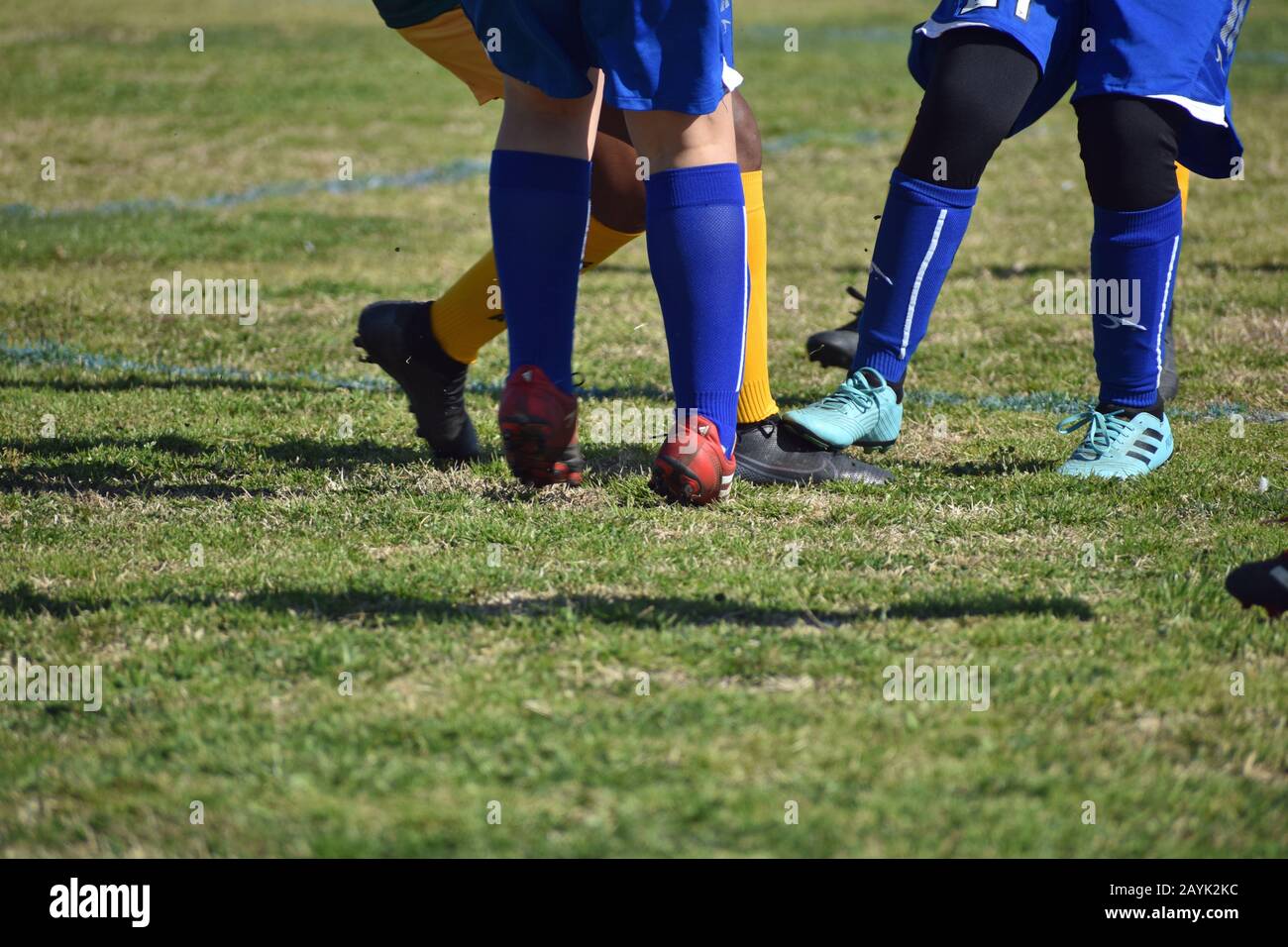 Footwork in Soccer Stock Photo - Alamy
