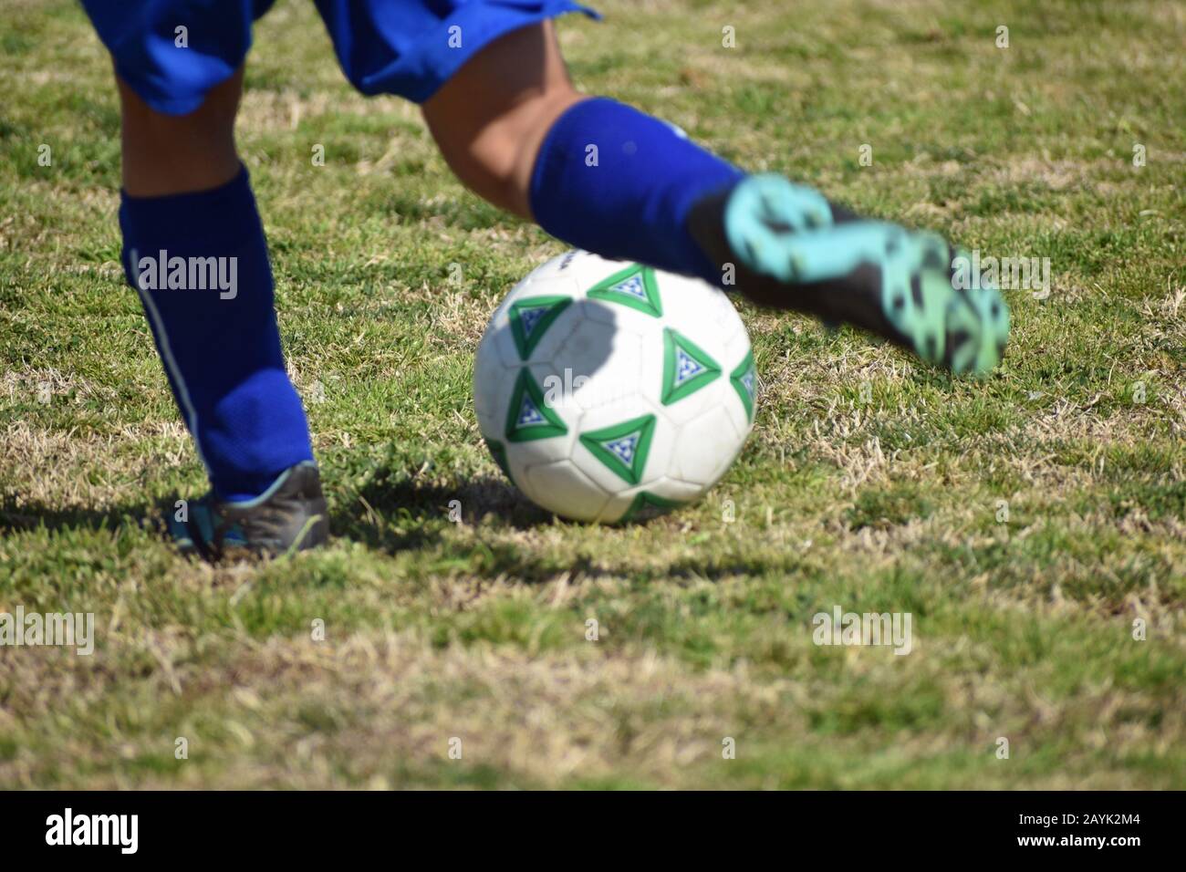 Footwork in Soccer Stock Photo - Alamy